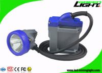 China 6.6Ah Rechargeable LED Mining Light Wired Electric Cap Lamp IP68 Waterproof for sale