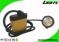 China Hard Hat LED Mining Light ABS Material 25000Lux Brightness 13-15hrs Working Time for sale