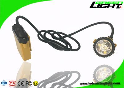 China Rechargeable Anti Explosive Miners Helmet Light 25000lux IP68 1200 Battery Cycles for sale
