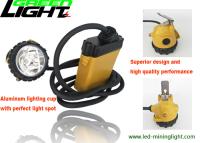 China 25000lux High Brightness Mining Cap Light 10.4Ah Samsung Battery Anti Stretch Cable for sale