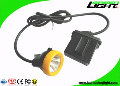 China Safety Miners Cap Lamp 7.8Ah Li-ion Battery 10000Lux High Beam Corded LED Mining Light for sale