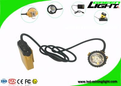 China SAMSUNG Battery Led Mining Headlamp 25000lux Brightness 13-15hrs Working Time for sale
