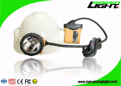 China Underground Coal LED Mining Light 25000lux Brightness 10.4Ah SAMSUNG Battery for sale