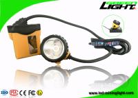 China IP68 Waterproof Mining Hard Hat LED Light 3.7V 25000lux Brightness 1200 Battery Cycles for sale