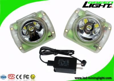 China Small Size Rechargeable LED Mining Light PC Material 13000lux 14-16hrs Working Time for sale