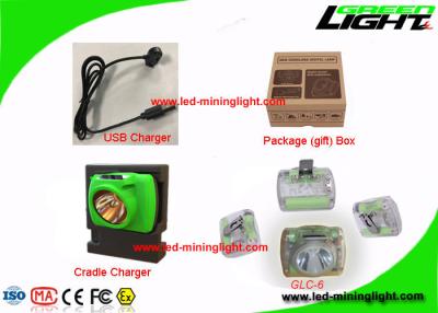 China Rechargeable Cordless Mining Cap Light USB Charging IP68 4000-13000LUX for sale