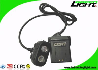 China Dual Beam Mining Hard Hat Led Lights , Rechargeable Led Headlamp High Illumination for sale