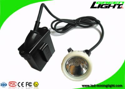 China Anti Explosive Safety Underground Corded LED Miners Cap Lamp 6.6Ah 10000Lux for sale