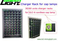 China Stainless Steel Cordless Cap Lamp Charger Rack 30 60 Units Input 110-240V Output 5V 2A for sale