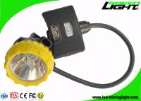 China IP68 Semi-Corded LED Mining Cap Lamp 15000lux 6.8Ah Panasonic Battery for sale