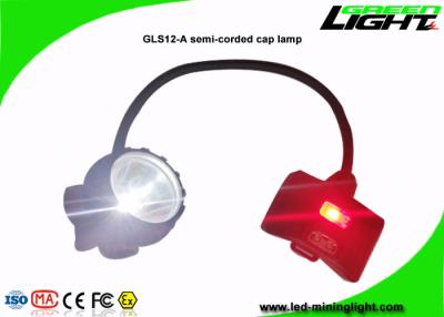 China USB Charging Mining Cap Lights 15000 Lux Brightness Waterproof Semi - Corded for sale