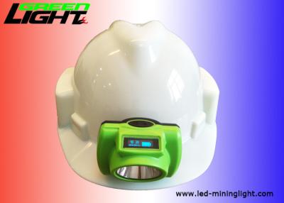 China ABS PC Material Coal Mining Lights , Led Mining Cap Lamp 6.8Ah Battery 3.7v for sale
