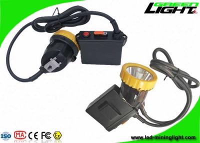 China 3.7W 50000 Lux LED Coal Mining Headlamp IP67 Waterproof 11.2Ah Battery for sale