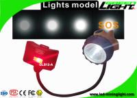 China Rechargeable Cree LED Mining Cap Lamp 15000lux 6.8Ah Semi-Corded Headlamp for sale