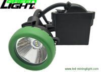 China Underground Cordless Mining Cap Lamps 10000 Lux Super Bright 16-18hrs Working Time for sale