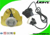 China IP67 LED Mining Cap Light 10000lux 6.6Ah Rechargeable Underground Safety Headlamp for sale