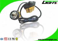 China 10.4Ah Samsung Battery Mining Hard Hat Lights 25000lux Brightness 348lum for sale