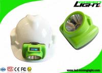 China Rechargeable LED Headlamp 13000lux 6.8Ah IP68 OLED Screen ABS PC Material for sale