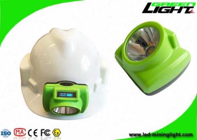 China Rechargeable LED Headlamp 13000lux 6.8Ah IP68 OLED Screen ABS PC Material for sale