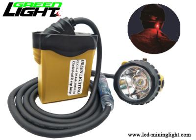 China Corded LED Mining Cap Lamp 25000lux 10.4Ah Li-ion Battery Explosion Proof Headlamp for sale