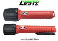 China 10W 25000lux Rechargeable Anti Explosive LED Torch Light IP68 with 4.4Ah Battery for sale