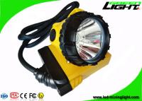 China Industrial Safety Corded Miners Cap Lamp 25000lux 10.4Ah GL12-A High Brightness IP68 for sale