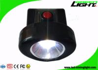 China IP67 Cordless Mining Light Rechargeable GL2.5-A 4000lux 2.8Ah Safety Cap Lamp for sale