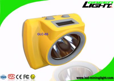 China Digital Miners Miners Cap Lamps Cordless , Waterproof Underground Hard Hat Lights for sale