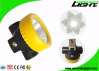 China ABS Material Mining Cap Lights 2.2Ah Battery Capacity 5000lux 1 Year Warranty for sale