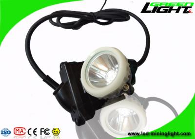 China Rechargeable Coal Mining Light 10000lux GL5-B 6.6Ah Li-Ion Battery Corded Cap Lamp for sale