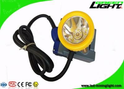 China GLT-7C Corded Rechargeable LED Headlamp 15000 Lux IP68 Super Bright Mining Cap Lamp for sale
