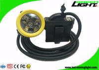 China GL5-D LED Industrial USB Rechargeable Safety Miners Cap Lamp 10000lux IP68 6.6Ah for sale