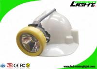 China Rechargeable Mining Hard Hat Led Lights , Miners Cap Lamp Support USB Charger for sale