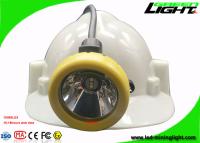China IP68 Mining Cap Lights Corded 10000Lux Brightness With Cable USB Charging Support for sale