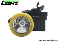 China PC Material Miners Cap Lamp 1.65m Cable Length Super Waterproof 6.6Ah Battery for sale
