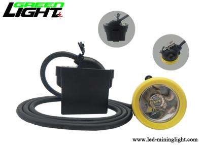 China IP68 Waterproof Coal Mining Cap Lamp 7.8Ah Li-Ion Battery 10000lux LED for sale