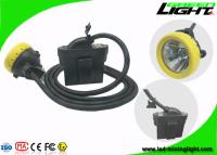 China Underground LED Mining Light 10000lux 6.6Ah Rechargeable Battery With Low Power Warning for sale