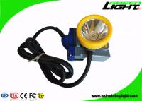 China Cree LED Rechargeable Headlamp 15000 Lux 6.6Ah Waterproof IP68 Mining Cap Lamp for sale