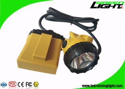 China 25000lux High Power Rechargeable Led Headlight 10.4Ah With Low Power Warning for sale