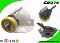 China Rechargeable LED Hard Hat Light 10000lux 7.8Ah Li-Ion Battery IP68 450mA for sale