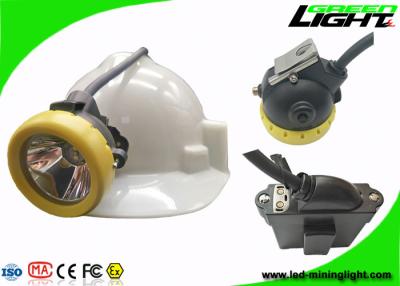 China Rechargeable LED Hard Hat Light 10000lux 7.8Ah Li-Ion Battery IP68 450mA for sale