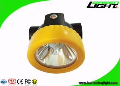 China Portable Cordless Mining Cap Light , 4000lux Miners Helmet Light All In One Structure for sale