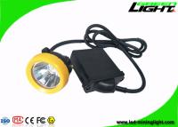 China Cree Source LED Mining Light IP68 10000lux 6.6Ah Battery With Silicon Button for sale