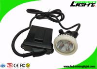 China Rechargeable Coal Miner Hard Hat Light 10000lux High Beam 22hrs IP67 Waterproof for sale