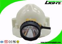 China 25000lux Coal Mining Cap Light IP68 Waterproof 10.4Ah SAMSUNG Battery Long Life for sale