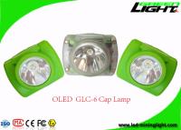 China 13000LUX LED Mining Cap Lamp 6.8Ah Li-ion Cordless Miners Helmet Light IP68 Waterproof for sale