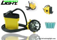 China Anti Explosive Miners Helmet Light 25000 Lux Brightness With Low Power Warning Function for sale