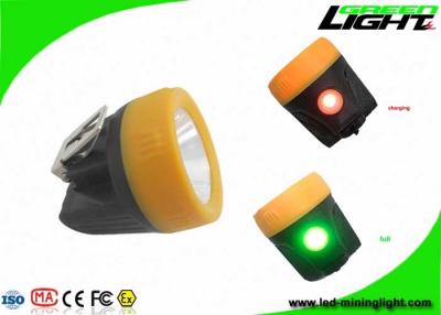 China GL2.5-C LED Rechargeable Miners Cap Lamp 10000lux 3.7V 170g IP68 Waterproof for sale
