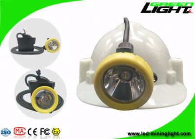 China 7.8Ah Li-Ion Battery Mining Cap Light 10000lux USB Charger IP68 Hard Hat Lamp for sale