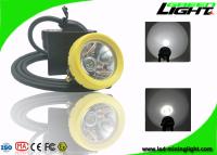 China 1.67W IP68 Miners Helmet Light 10000lux Brightness USB Charger 1 Year Warranty for sale